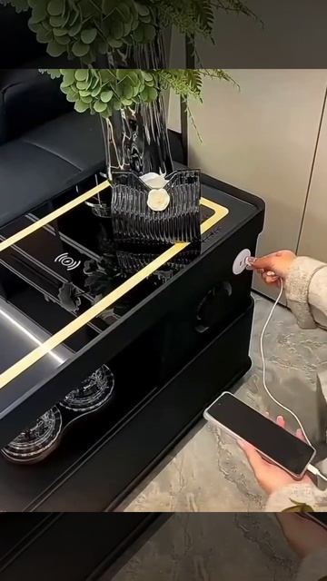 Зарядка-панель (беспроводная) столешница тумбы с подсветкой 2