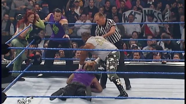 Hardy Boyz w/ Lita vs. Dudley Boyz w/ Jazz | SmackDown! (2002)