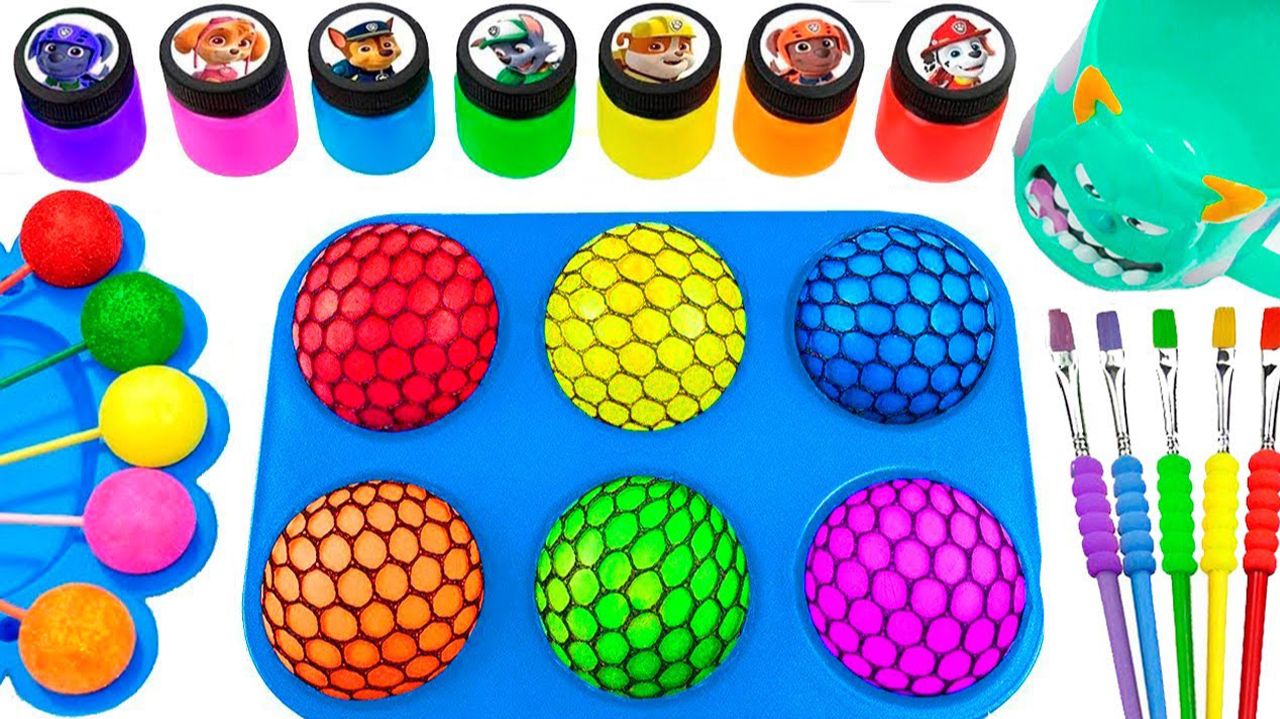 Мультики для детей. Превращение антистрессики в яркие мемы. Мультики залипалки для малышей