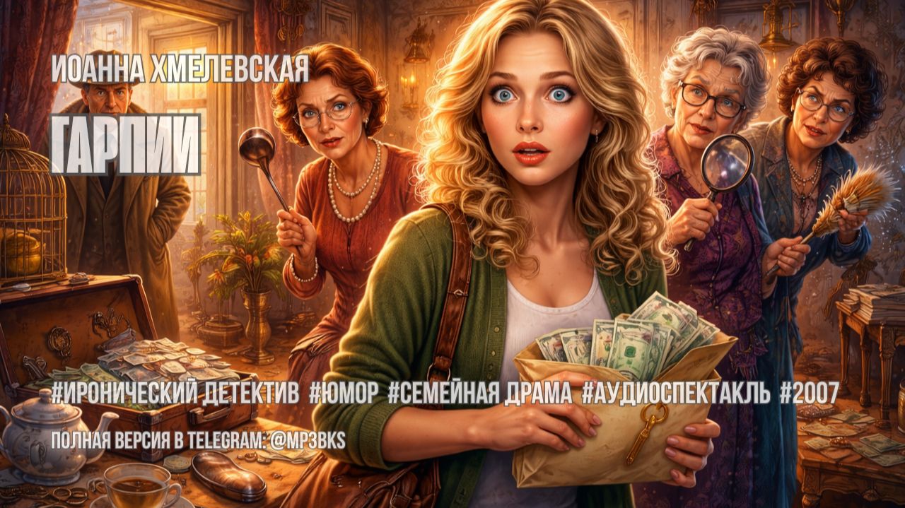 Аудиоспектакль. Иоанна Хмелевская — «Гарпии»