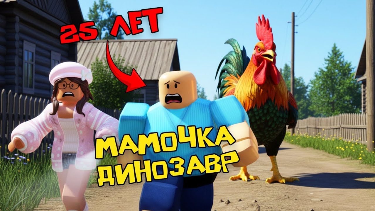 25-ЛЕТНИЙ СЫНОЧКА-КОРЗИНОЧКА В СЕЛЕ #роблоксистория #роблокс #roblox