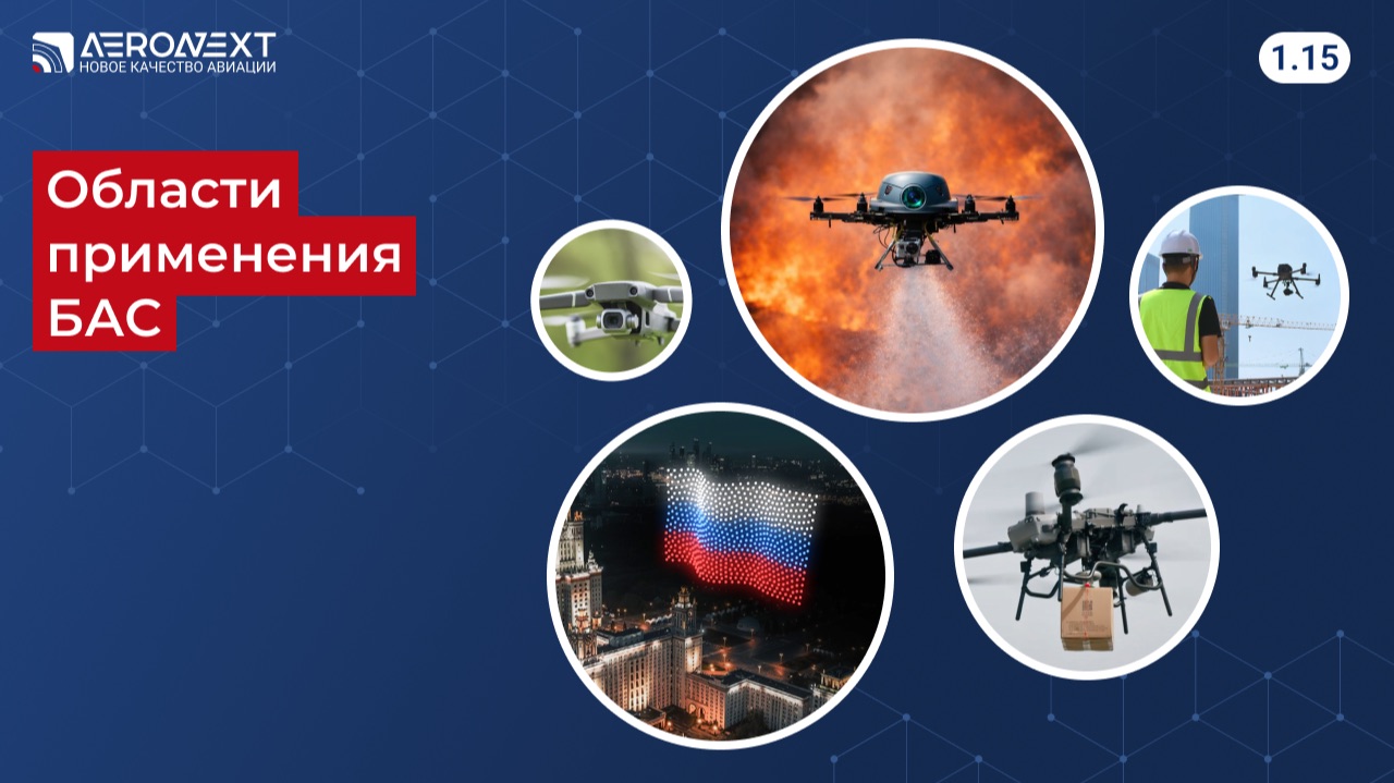 "Беспилотный глоссарий" - 1.15. Области применения БАС