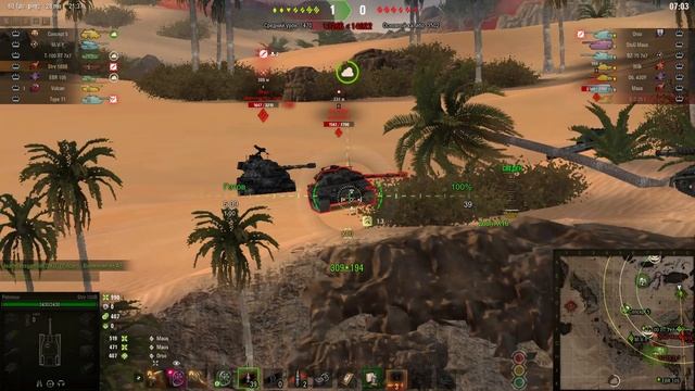 2026-01-23 Натиск =Чемпион= Strv 103B, Песчаная река, 6257 урон, 3 фраг