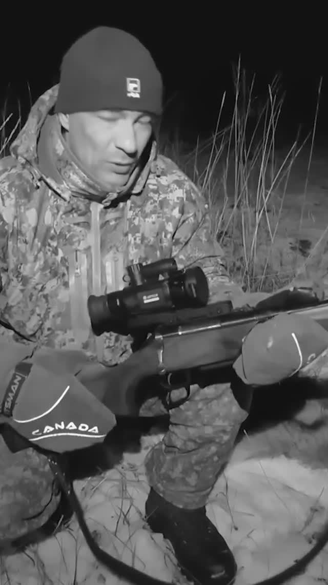 Охота на лис с тепловизором ELECTRON 2.9x50 мм 640x512 LRF