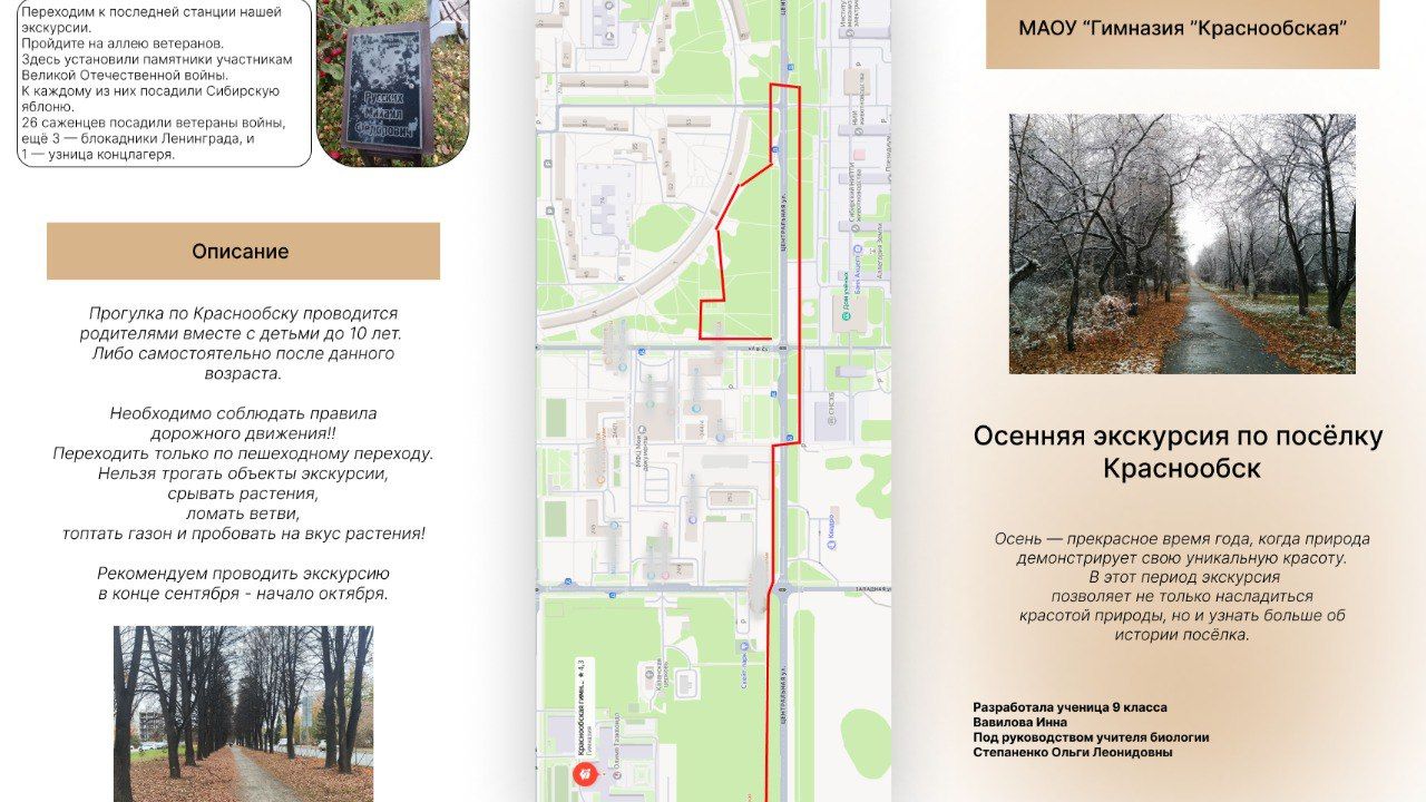 Направления детского туризма МАОУ «Гимназия «Краснообская»