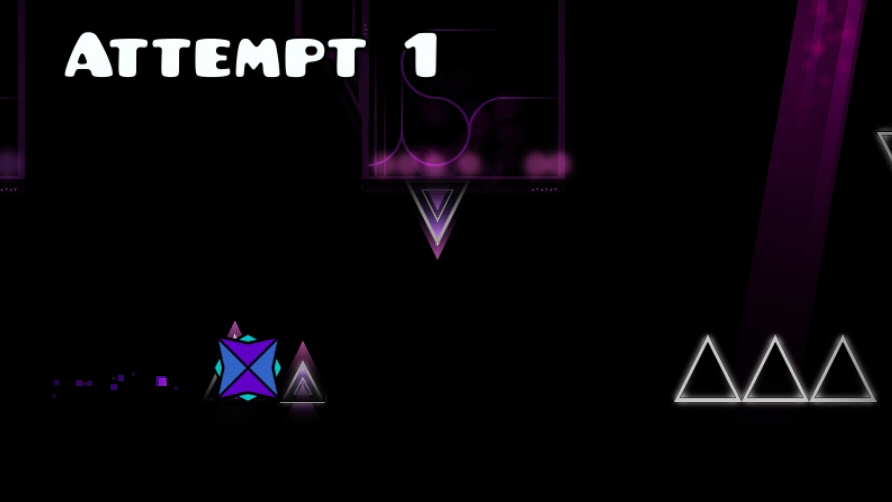 Ещё уровень в редакторе Geometry Dash