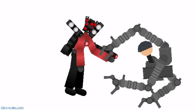 Титан спикермен 1.0 против Астро скорпиона 2.0 стик анимация