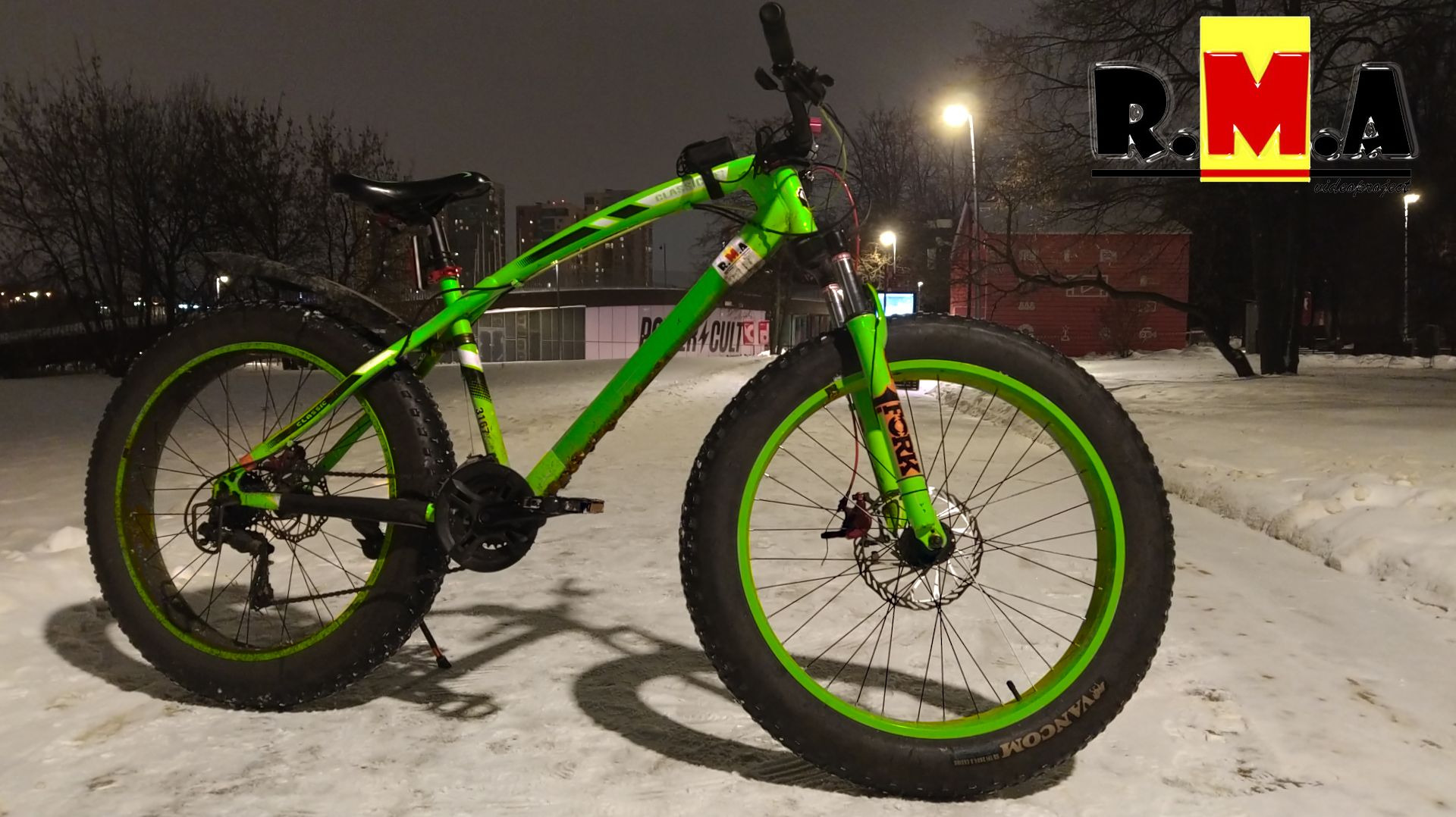 fatbike Love Freedom и зимний парк (ЖАБИЧ - made in China)