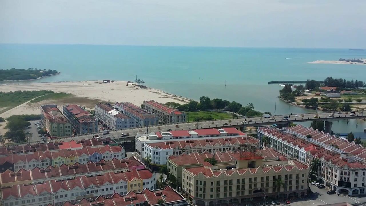 Путешествие. Малайзия, Мелака с башни. Melaka. Malaysia