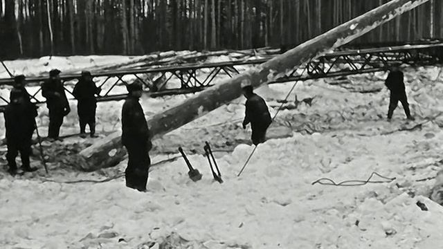 1971 год. Тюменская область. Прокладка линии электропередач