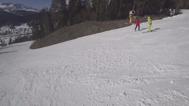 Архыз Спуск с инструктором.