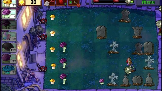 (PVZ) прохождение часть 4! "Гриб сусбы"