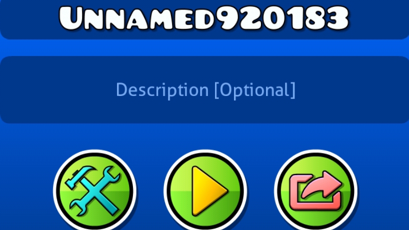 Я сделал свой уровень в редакторе