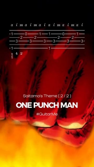 ONE PUNCH MAN тема на Гитаре 2/2. Ноты и Табы для Гитары GuitarMe School | Александр Чуйко