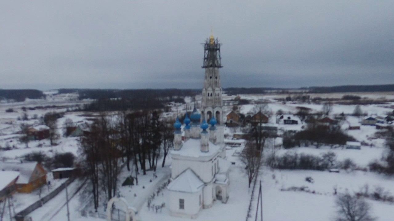 Путешествие. Храм Архангела Михаила. Temple of Archangel Michael. parrot bebop 2