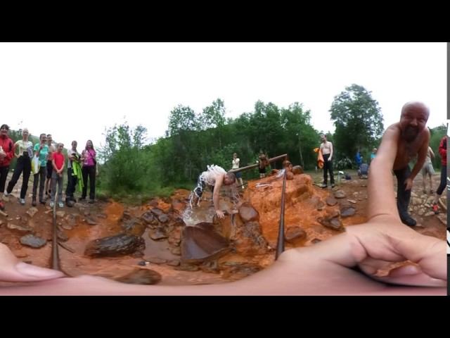 Путешествие. Панорамное видео. Искупаться в нарзане. Take a dip in the fitter.