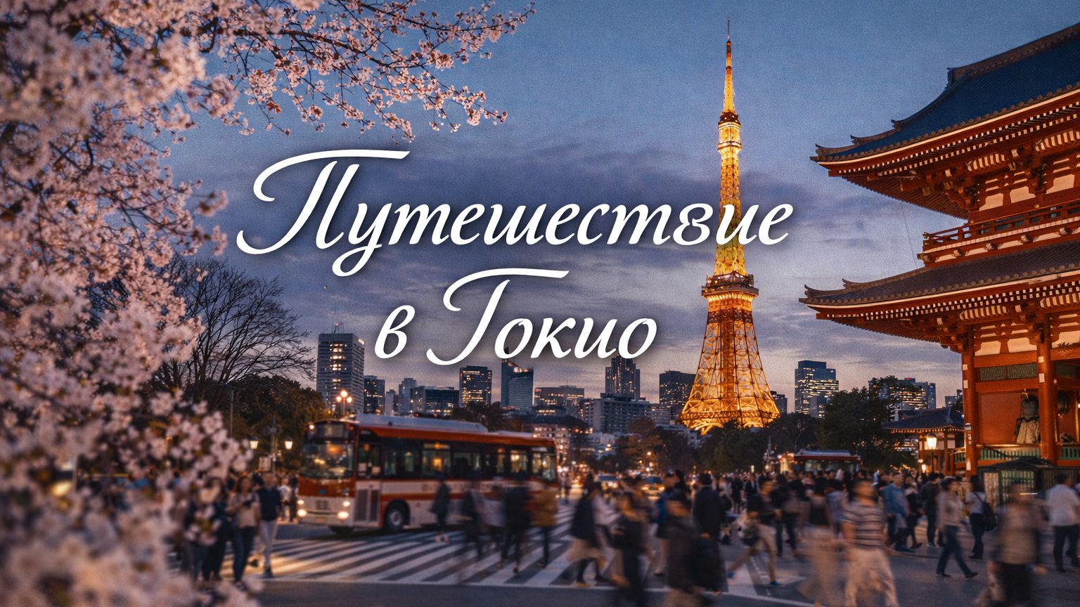 Путешествие в Токио, Япония 東京