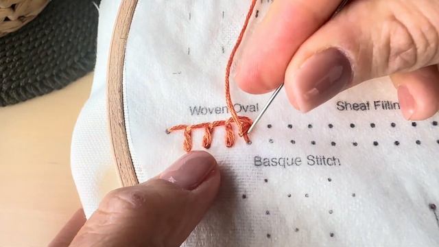 38. Баскский стежок