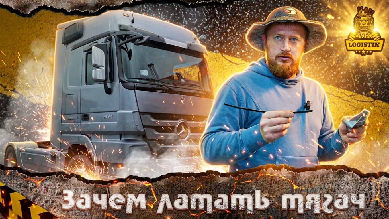 Зачем латать тягач после небольшого ДТП. Рассказ vklogistik