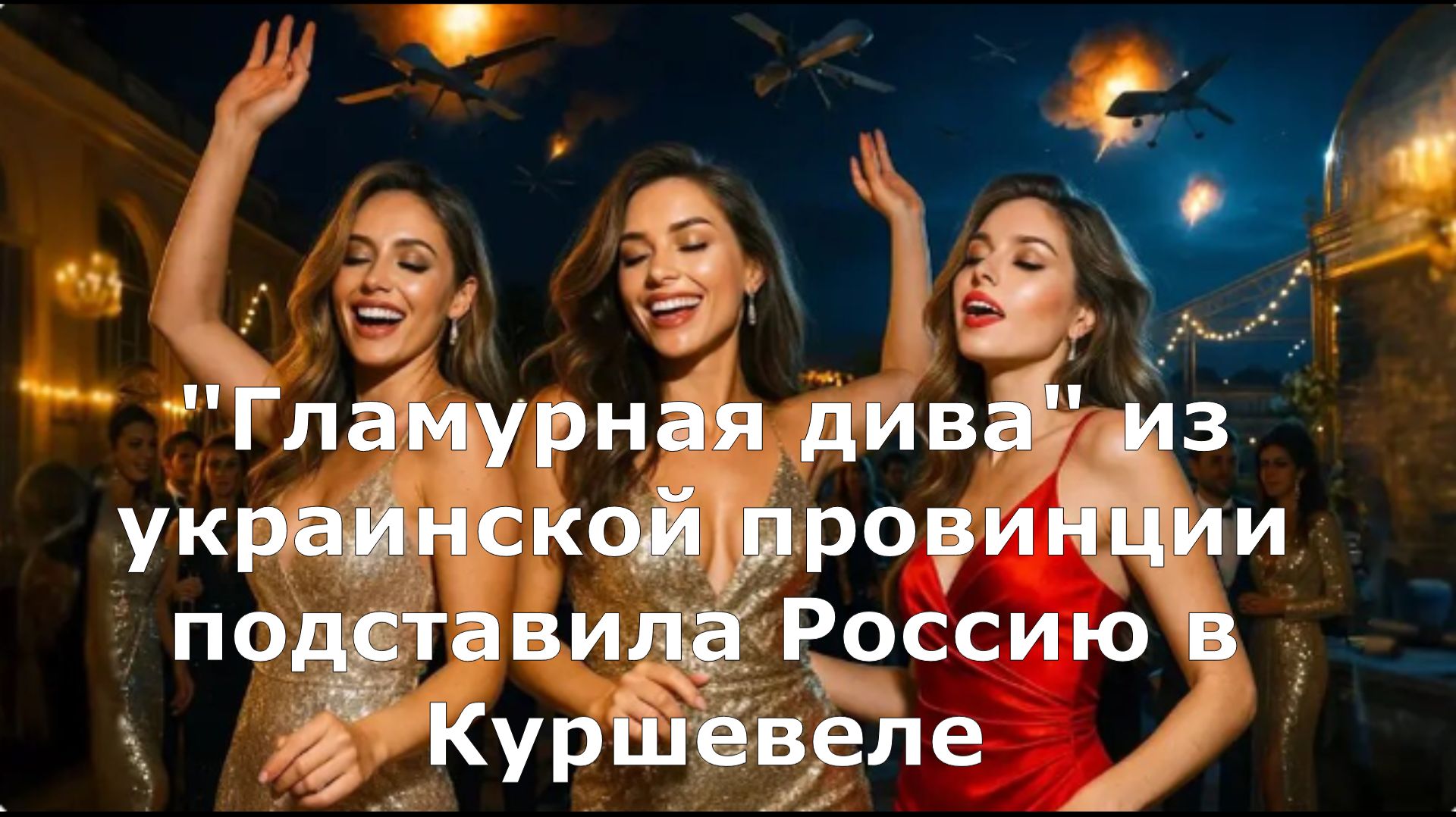 "Гламурная дива" из украинской провинции подставила Россию в Куршевеле