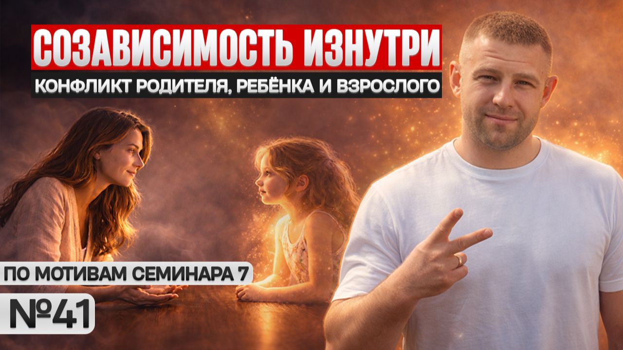 Созависимость изнутри: конфликт Ребёнка, Родителя и Взрослого.