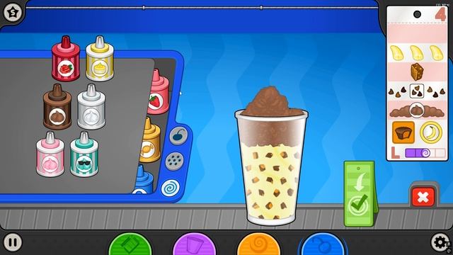 Papa's Freezeria Deluxe 80 day ( Папа Луи 80 день)  прохождение