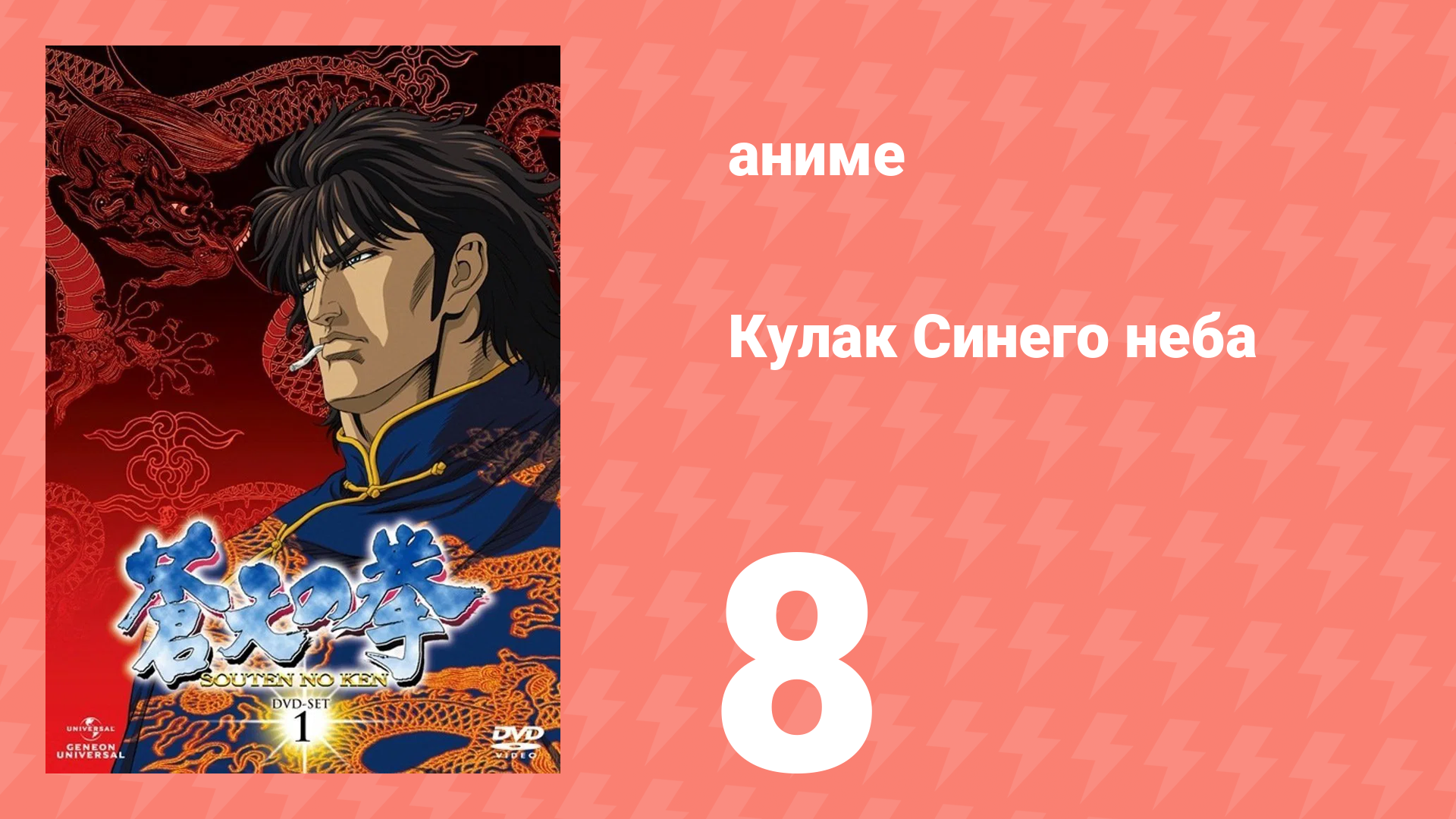 Кулак Синего неба 8 серия (аниме-сериал, 2006)