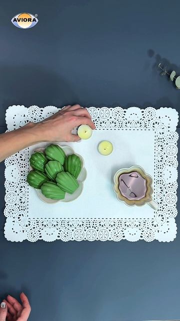 Ажурные салфетки кружевные квадратные 25 см