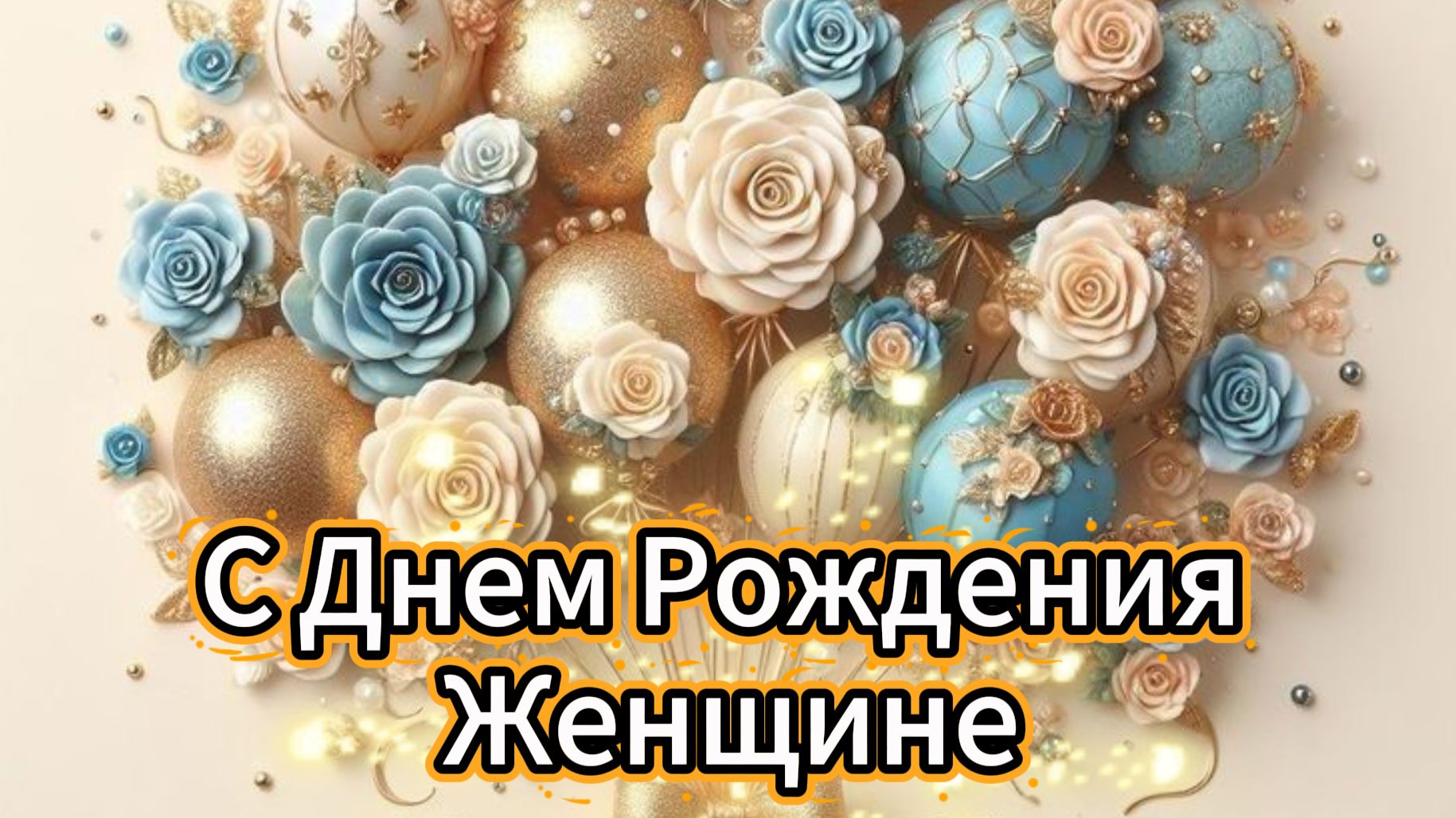 день рождения женщине открытки 🎉"