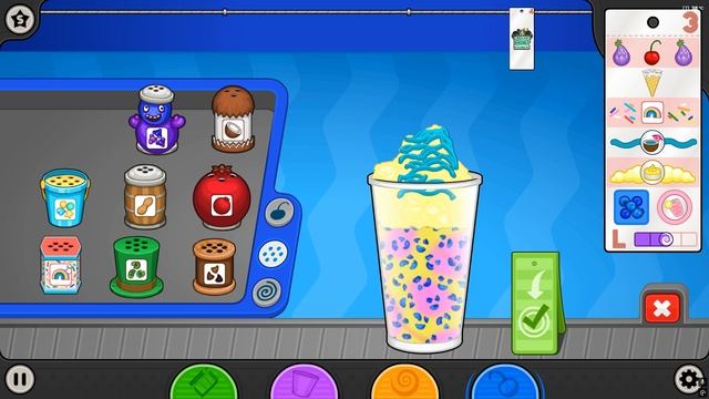 Papa's Freezeria Deluxe 83 day ( Папа Луи 83 день)  прохождение