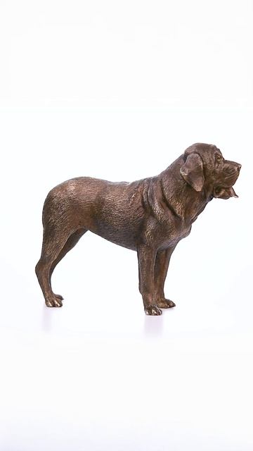 Статуэтка бронзовая "Мастиф". Артикул 300107. https://феникс.art