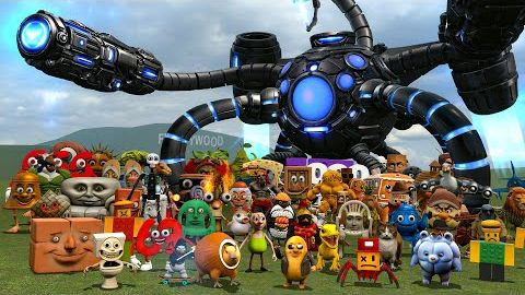 НОВЫЙ ОМНИДРОЙД V.X17_ ФИНАЛЬНАЯ ФОРМА ПРОТИВ ВСЕХ МЕМОВ, РАЗВРАЩАЮЩИХ МОЗГИ! — Суперсемейка Roblox