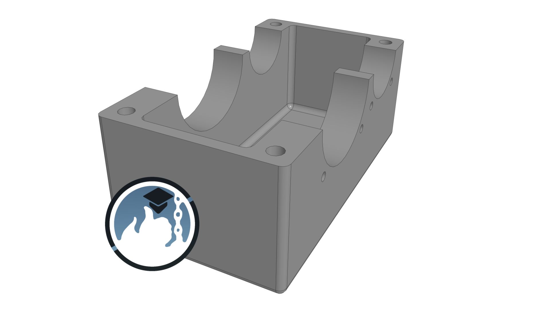 Компас 3D: Обратный инжиниринг 2. корпус ДВФУ.303114.004