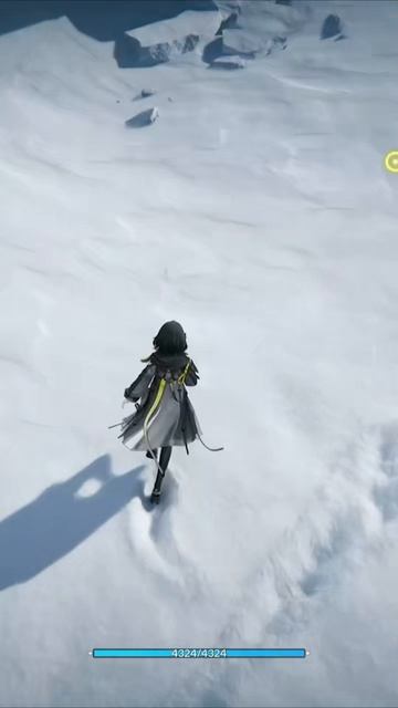 Физика снега в Arknights: Endfield выглядит превосходно.