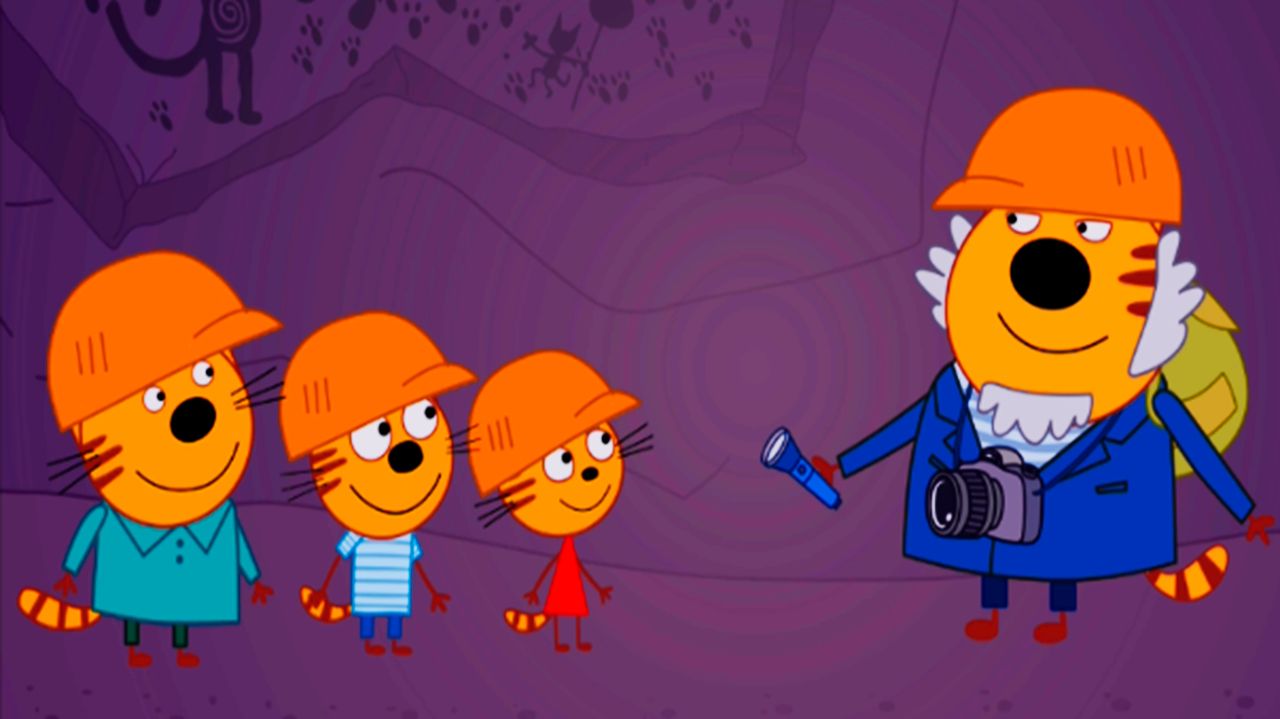 Развивающие мультики для детей три кота - пазл - Познавательный мультфильм для малышей