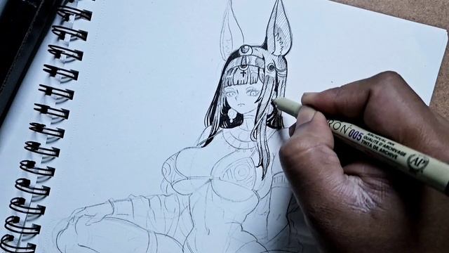 Как рисовать аниме в красивой позе