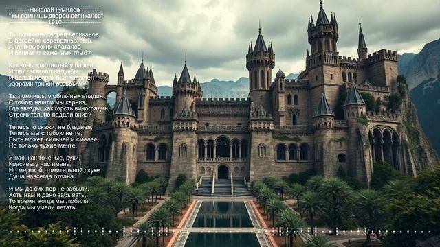 Николай Гумилев  "Ты помнишь дворец великанов" 1910