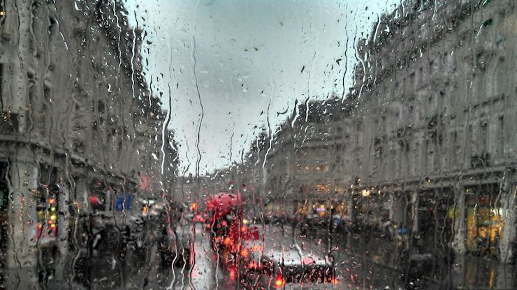 Дождь. ЧЕРНЫЙ ЭКРАН. 1 час