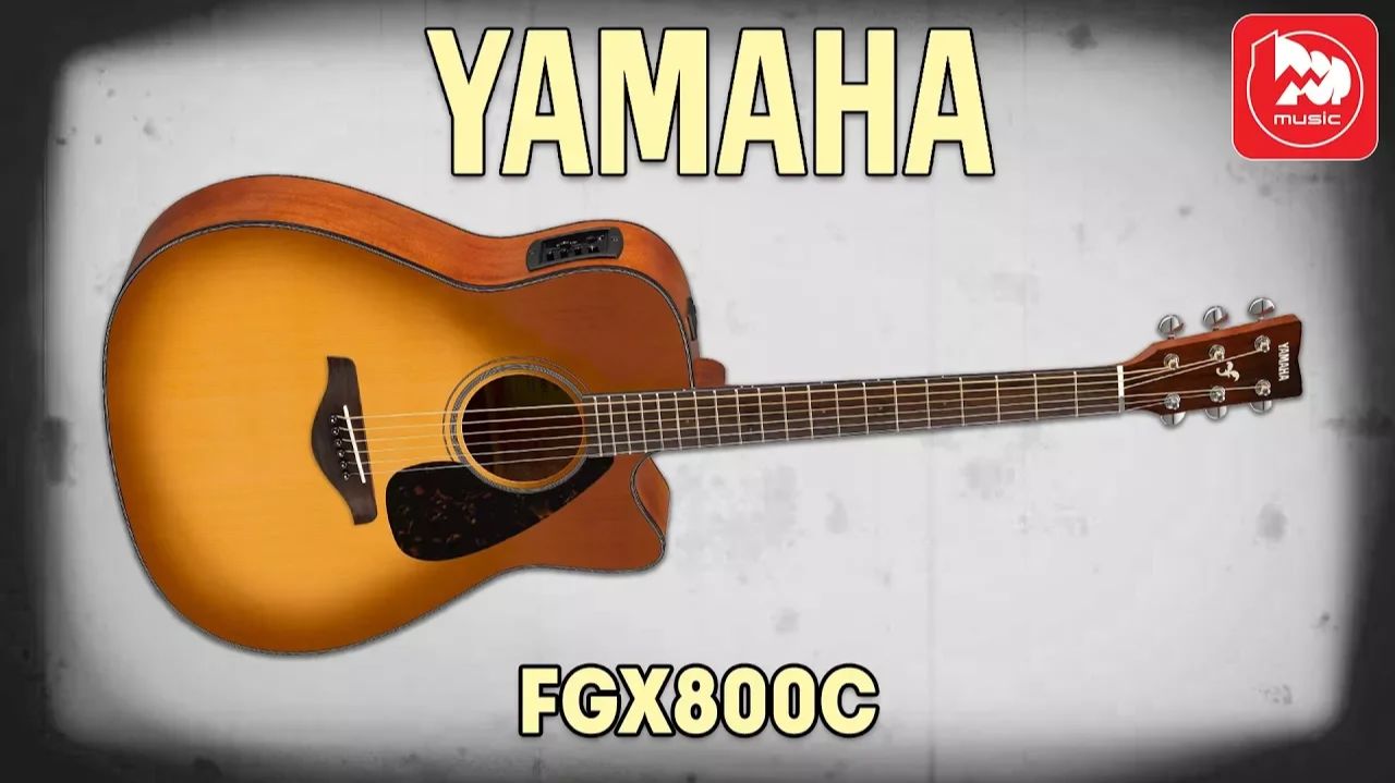 YAMAHA FGX800C электроакустическая версия популярной YAMAHA FG800