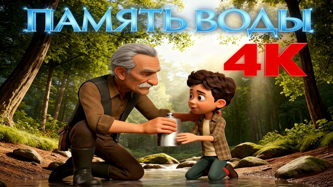 Память воды. Мультфильм для детей. 4К.