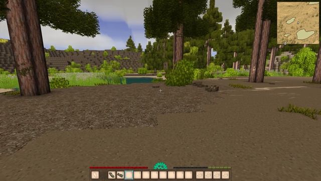 Как сделать ПЕРВЫЙ ТОПОР и НОЖ в  Vintage Story