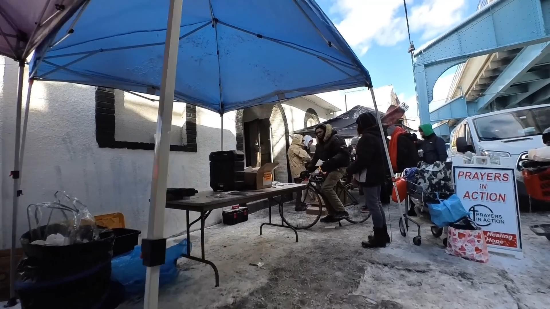 Кенсингтон (Зомбиленд, США) в зимний период.