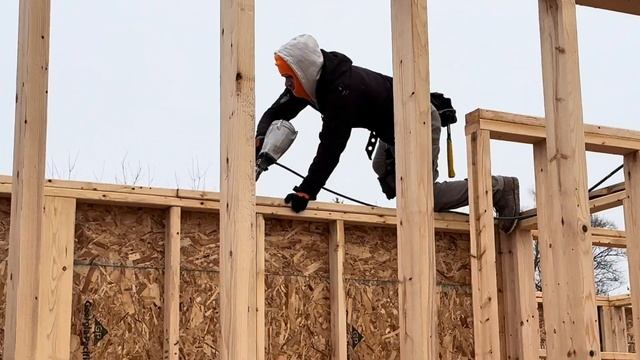 ЧТО ПОШЛО НЕ ТАК_ Стена упала _ Каркасный дом( KUZ_CONSTRUCTION)