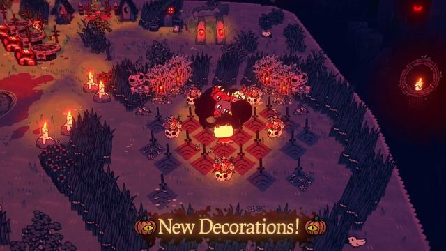 Трейлер Blood Moon Festival для Cult of the Lamb.