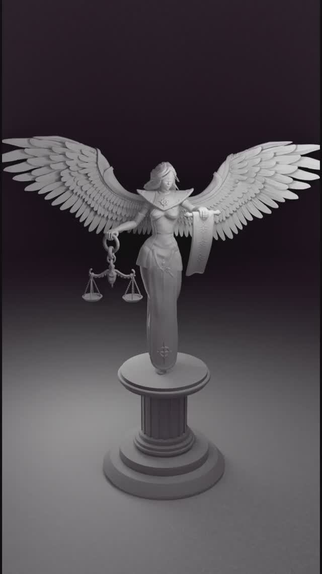 ангел правосудия - фигурки для 3d принтера