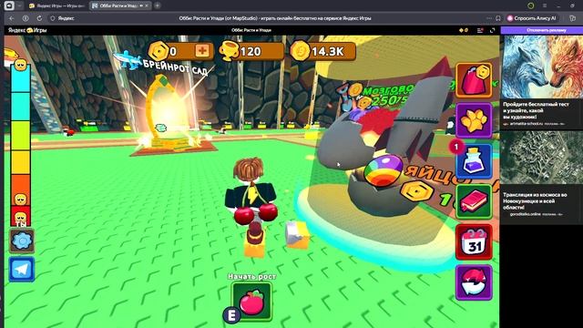 Прошёл 1 мир в Расти и Упади