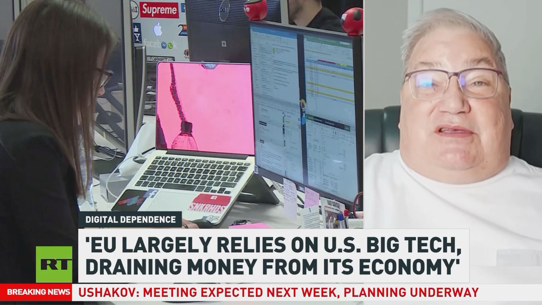 EU Digital Dependence on USA - Kevin Michelizzi talks to RT 07.08.25