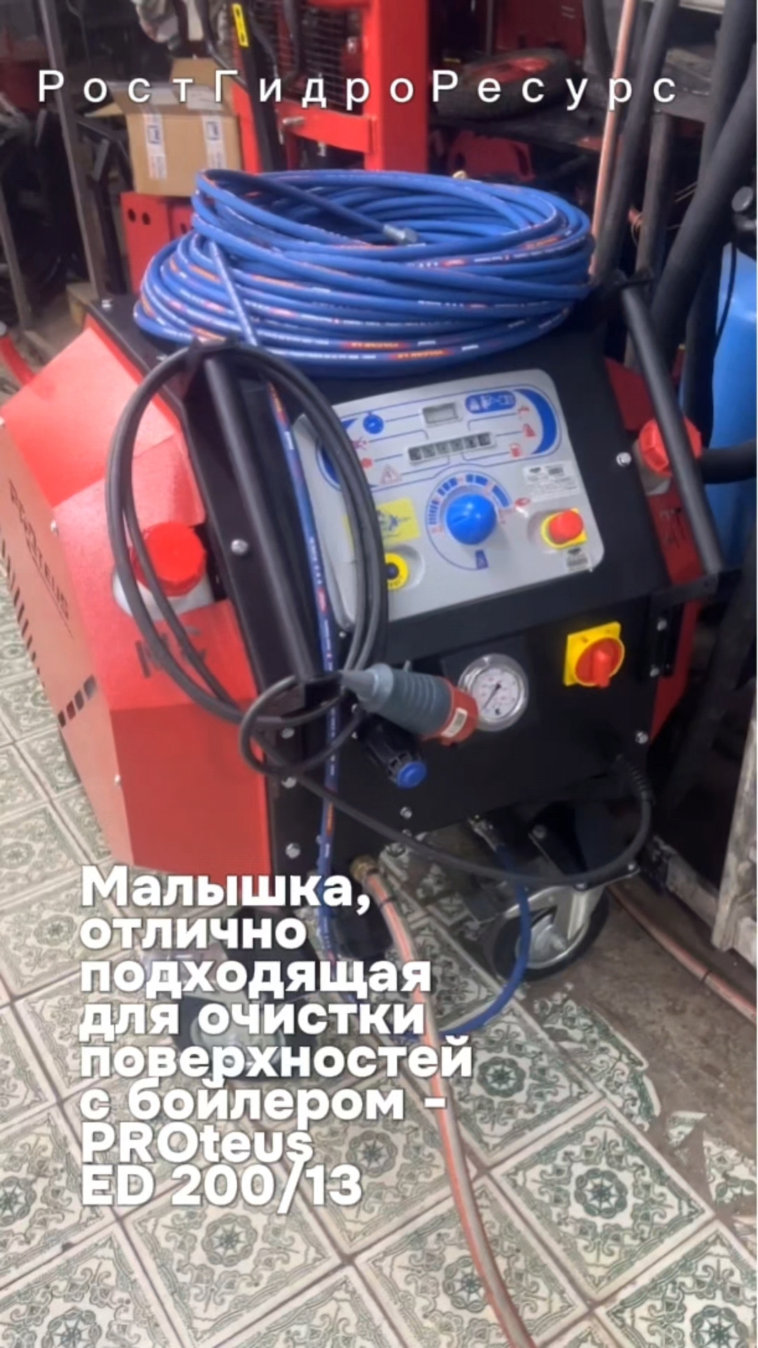 Малышка, отлично подходящая для очистки поверхностей с бойлером - PROteus ED 200/13 🥰🥰🥰 #proteus