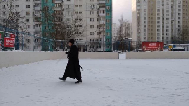 Упражнения с мечом Цзянь (4)