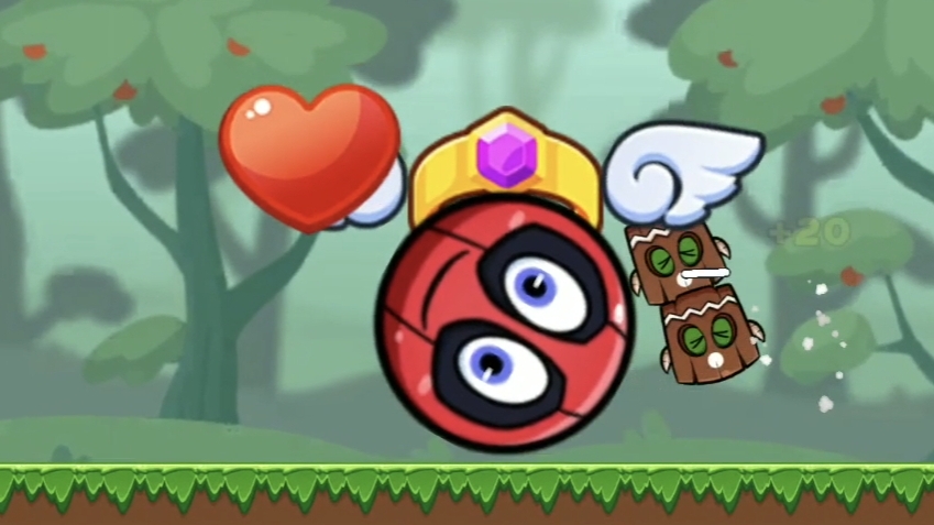 Красный шар в деревне шаров.🎈 Красный шарик игра для детей.